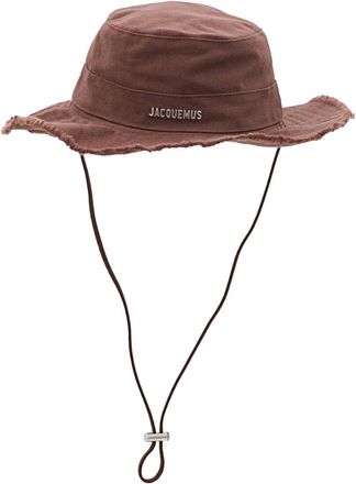 Jacquemus unisex, Accessoires, Brun, Taille: 60 CM Artichaut Bucket Hat