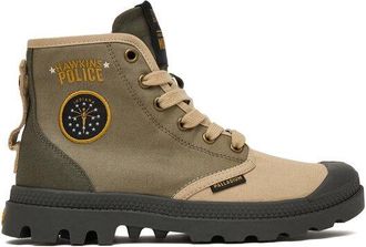 Palladium Schn&uuml;rstiefeletten Pampa Hawkins Police 94624-308-M Gr&uuml;n