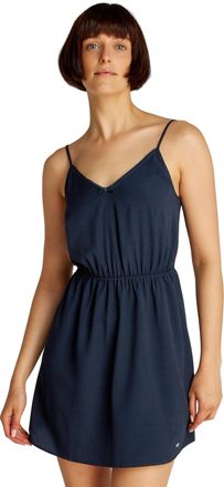 Tommy Jeans Damen Kleid Essential Strap Mini, Blau (Dark Night Navy), XL