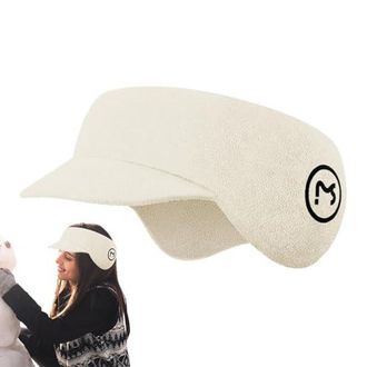 Generic Cache-oreilles pour femme, cache-oreilles dhiver pour femme, coupe-vent, cache-oreilles confortables pour lhiver, bandeau chauffant, beige, Consulte l