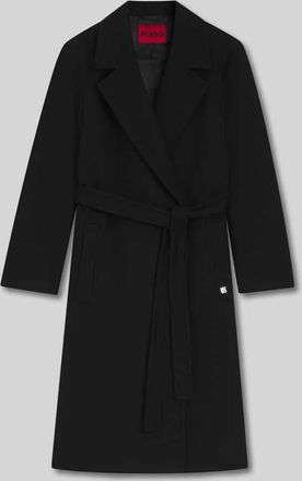 HUGO BOSS Regular Fit Mantel mit Woll-Anteil Modell MELZY