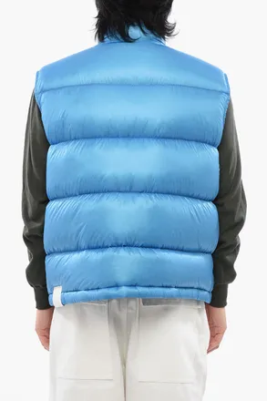 Jil Sander Recycled Nylon Sleeveless Puffer with Front Zip Jil Sander