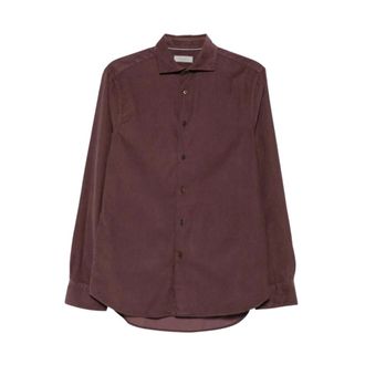 Canali Chemises - Homme - Chemises - Rouge - Taille: M