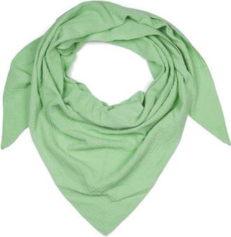 styleBREAKER foulard triangle en mousseline pour femme en 100% coton | foulard uni doux et léger pour femme | écharpe stylée pour toutes les saisons - Fabriqué en 