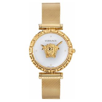 Versace Femme, Accessoires, Jaune, Taille: ONE Size Montre Palazzo Empire Greca