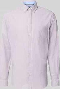 Christian Berg Regular Fit Freizeithemd mit Button-Down-Kragen