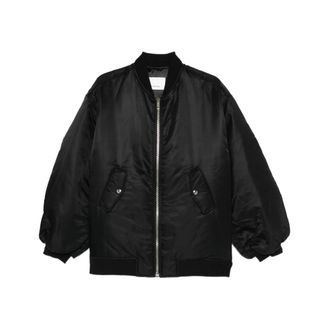 Frankie Shop Femme, Vestes, Noir, Taille: 36/38 FR Astra Bomber Jacket