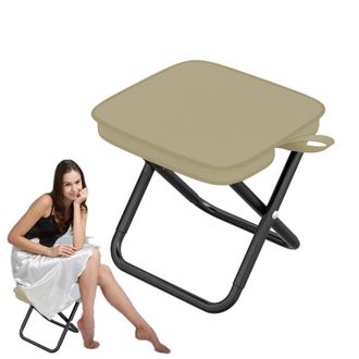 Generic Klapphocker, tragbarer Campinghocker, Klapphocker, multifunktionaler Klappstuhl, rutschfest, tragbar, zusammenklappbar, f&uuml;r den Innen- und Au&szlig;enbereic