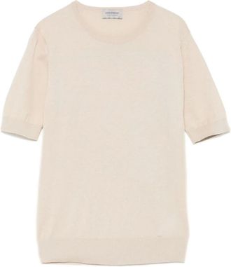 John Smedley Femme, Pulls, Beige, Taille: 42 FR Nell T-Shirt