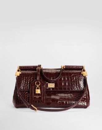 Dolce & Gabbana Borsa A Mano - Frau Handtaschen Burgunderrot Onesize