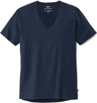 CALIDA V-Shirt Clean Line V-Neck, elastisch, Interlock-Qualit&auml;t, Kurzarm, schnelltrocknend