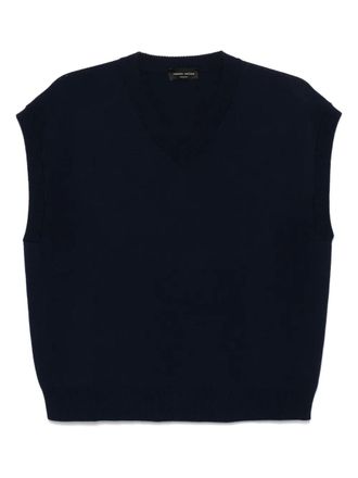 Roberto Collina Gestrickter Pullunder - Blau