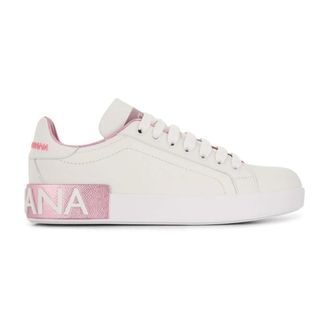 Dolce & Gabbana Baskets Portofino - Femme - Chaussures - Blanc - Taille: 39 1/2 EU