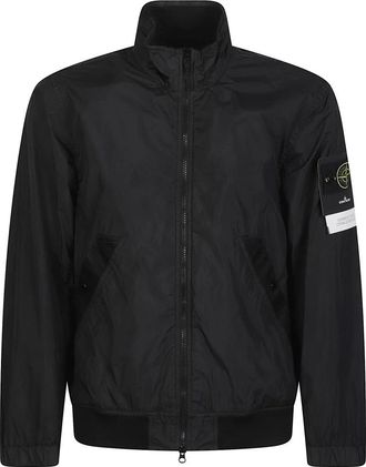 Stone Island Homme, Vestes, Noir, Taille: S Crinkle Reps NY Jacket