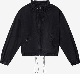 Isabel Marant Veste Plume - Femme - Noir D&eacute;lav&eacute; - Taille 34 - Marant &Eacute;toile