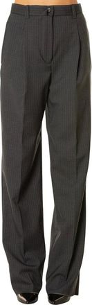 Max Mara Salsa Pantalons - Femme - Pantalons - Gris - Taille: 42 FR