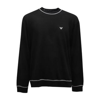 Armani M8365 Maglione Wollpullover - - Knitwear - Herren - Schwarzk - XL