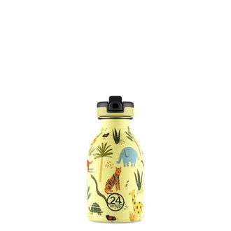 24 Bottles Kids Collection - Urban Bottle 250 ml w. Sports Membre - Jungle Friends (24B933)