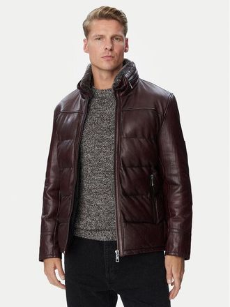 Milestone Lederjacke Kilian 631055 21590 Dunkelrot Regular Fit