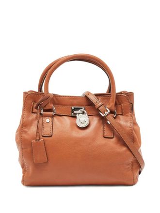 Michael Kors sac cabas en cuir - Marron