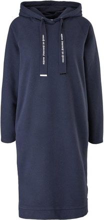 s.Oliver Midikleid Kleid Sweatshirtkleid mit Kapuze