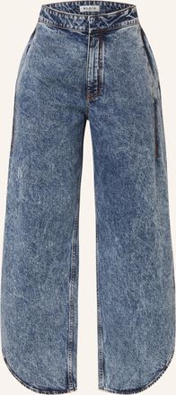 Alaia Ala&iuml;a Wide Leg Jeans blau