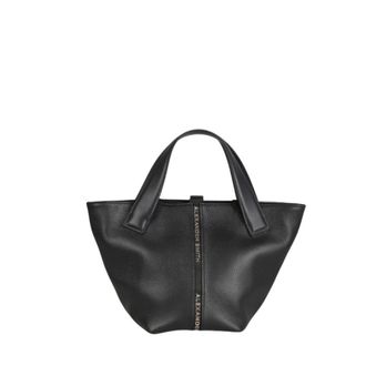 Alexander Smith Femme, Sacs, Noir, Taille: ONE Size Sac Bandoulière en Cuir Noir