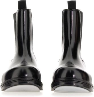 Bottega Veneta Calf Leather Chelsea Boot - Black