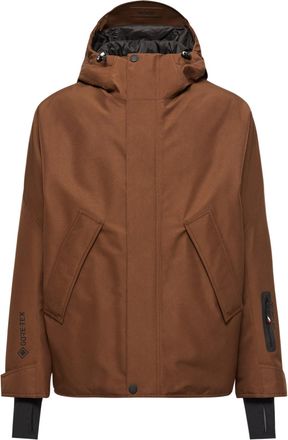 Moncler Moncler Veste De Ski &Agrave; Capuche En Gore-tex Lambir, Homme, Marron, Taille: 0