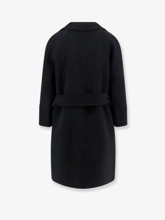 Max Mara Womens Coat Arona Virgin Wool Black