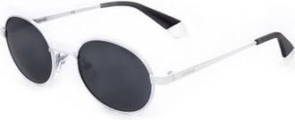 Polaroid mixte adulte PLD6066S-VK6EX Lunettes de soleil, Blanc (WHITE), 51/14/135