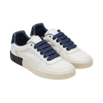 Dolce & Gabbana Baskets Portofino en cuir nappa - Homme - Chaussures - Blanc - Taille: 42 EU