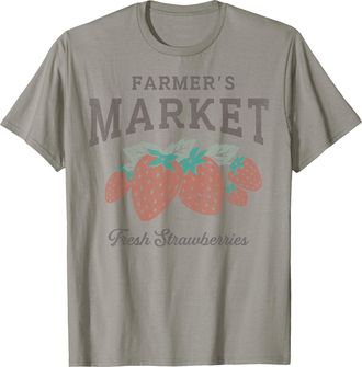 Trendy Apparel Farmers Market Fresh Strawberries Vintage T-Shirt