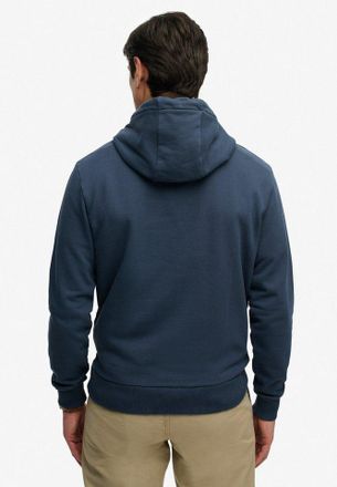 Superdry Kapuzensweatshirt ATH ESS HOODIE aus Baumwolle und Polyester, Loose Fit, mit Print