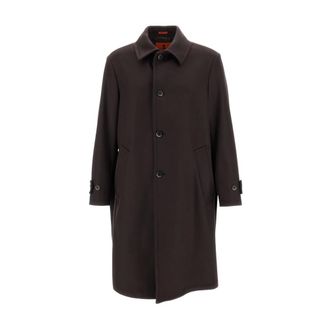 Barena Manteau Classique &agrave; Boutonnage Simple - Homme - Manteaux - Brun - Taille: S