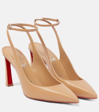 Christian Louboutin Slingback-Pumps Condora 85 aus Leder