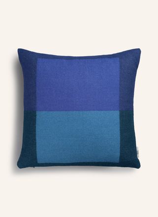 Roros Tweed Tweed-Dekokissen Syndin blau