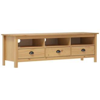 vidaXL Vidaxl - TV-Schrank Hill Honigbraun 158x40x47 cm Massivholz Kiefer
