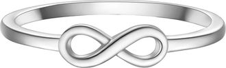 Glanzst&uuml;cke M&uuml;nchen Ring - Sterling Silber Ring Infinity - Gr. 48 - in Silber - f&uuml;r Damen