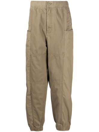 Five CM pantalon droit à taille élastiquée - Marron
