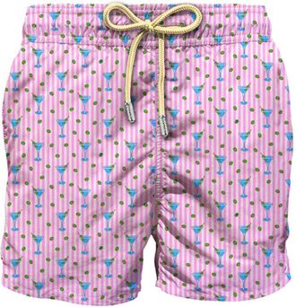 MC2 Saint Barth Homme, Maillots de bain, Rose, Taille: 44 FR Lig0016 00842L Swim Shorts