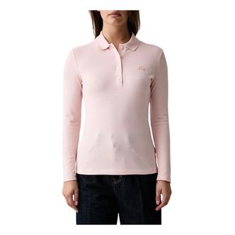 Lacoste Slim Fit L.12.D Stretch Mini Piqu&eacute; Polo - - Tops - Damen - Rosa - L