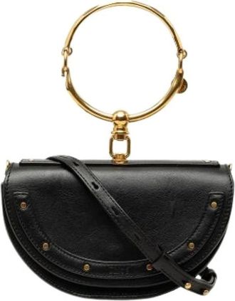 Chlo&eacute; Sac bandouli&egrave;re Nile Pre-owned - Femme - Pre-owned - Noir - Taille: ONE Size