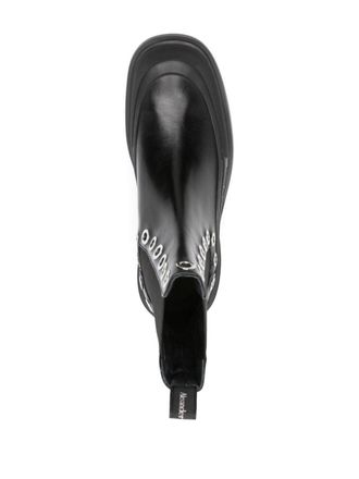 Alexander McQueen Eyelet-Embellished Chelsea Boot - Black