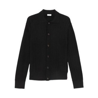 Paolo Pecora Cardigan mit Polokragen - - Knitwear - Herren - Braun - M