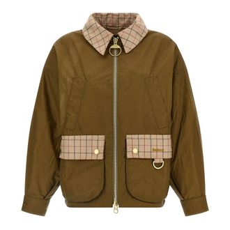 Barbour Femme, Vestes, Brun, Taille: 36 FR Launton Waxed Jacket
