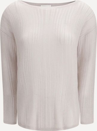 Allude Rib-knit crew-neck Sweater Female S