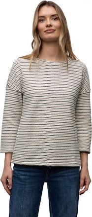 Street One Gestreiftes Shirt Off White 36