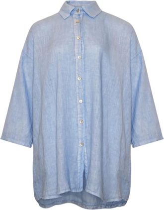 Tiffany & Co. Femme, Blouses et Chemises, Bleu, Taille: ONE Size Jenna Oversized Shirt