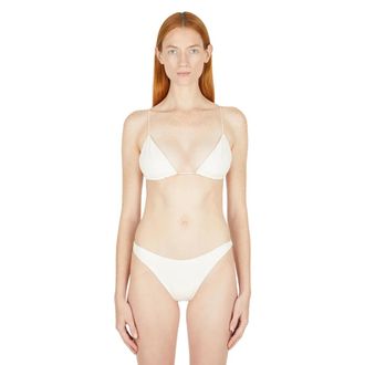 Ziah Triangle Bikini Top - - Swimwear - Damen - Wei&szlig; - L